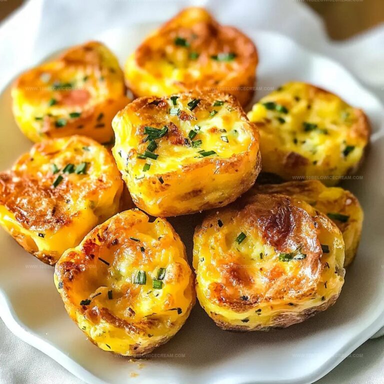 Fluffiest Potato Chive Egg Bites Recipe Ever - 10 Below Ice-cream