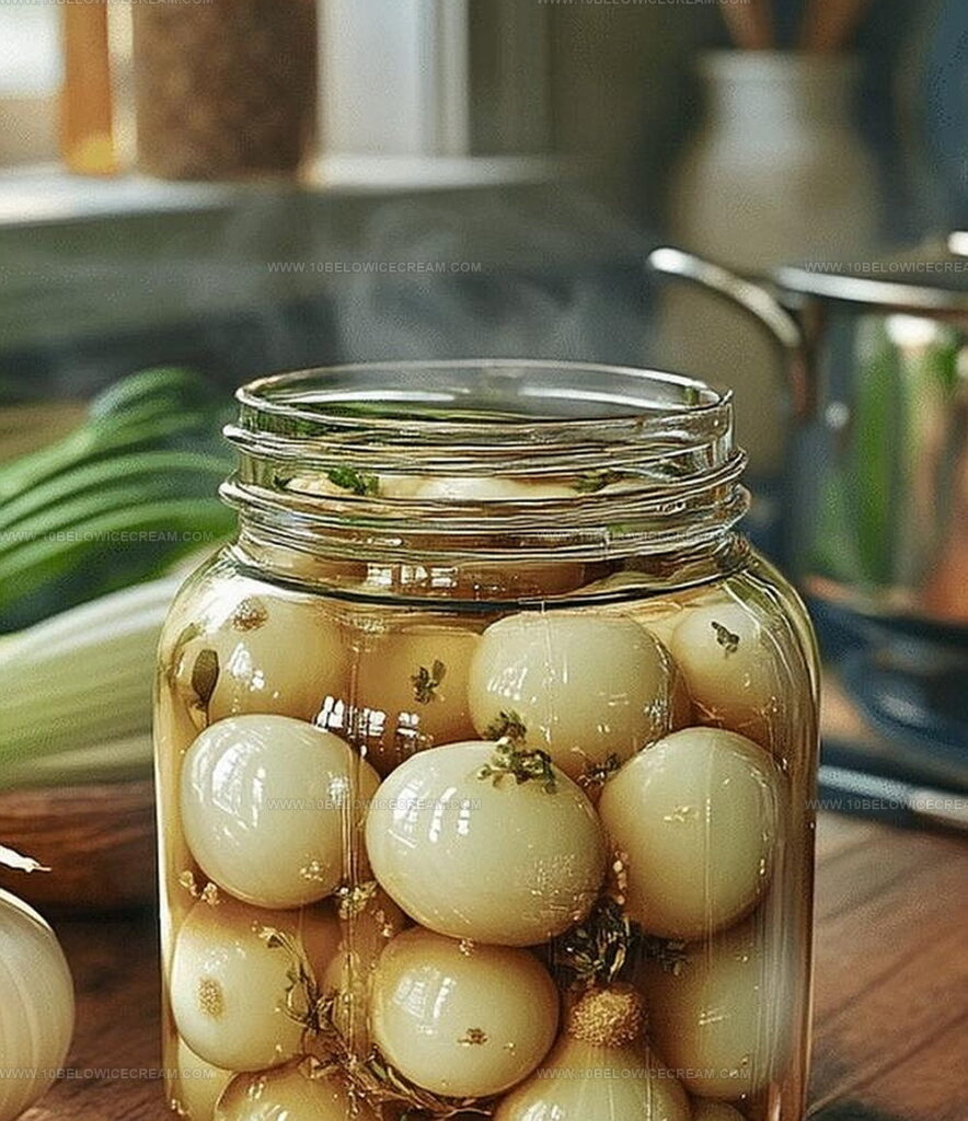 Sharp Pickled White Onions Recipe to Try Soon - 10 Below Ice-cream