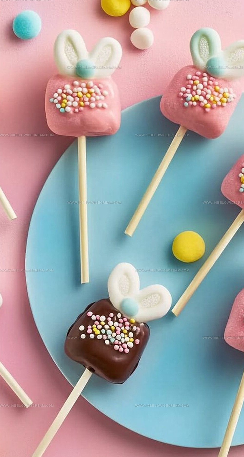 Sweet & Fluffy Marshmallow Bunny Pops Recipe: Hop Into Fun - 10 Below ...