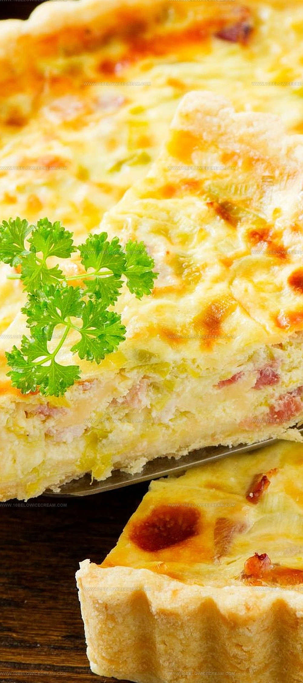 Fluffy Quiche Lorraine Recipe for Brunch Days - 10 Below Ice-cream