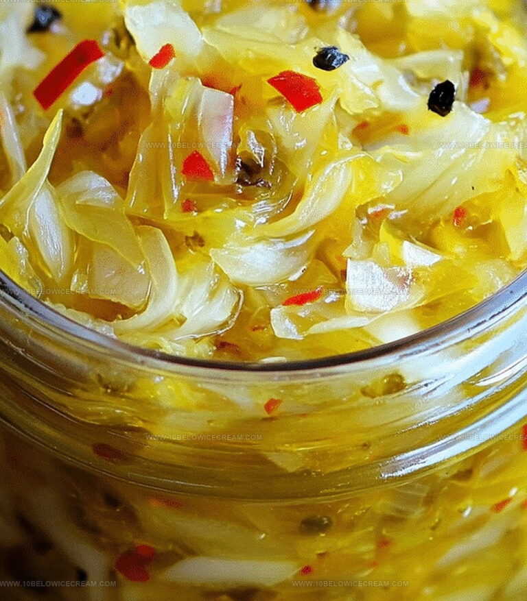 Sweet Cabbage Relish Recipe for All Seasons - 10 Below Ice-cream