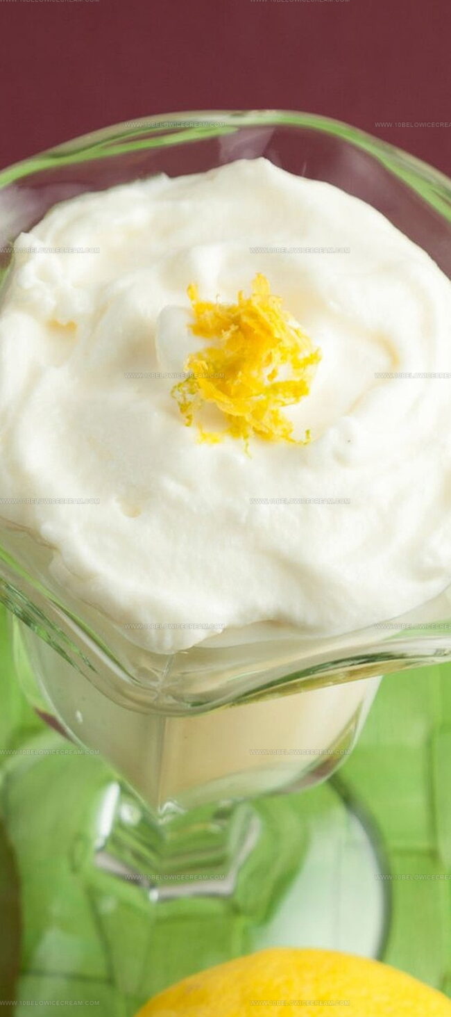 Creamy Lemon Syllabub Recipe for Dessert Fans - 10 Below Ice-cream