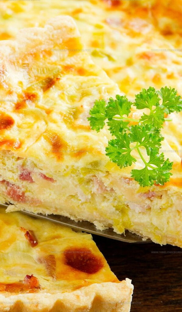 Fluffy Quiche Lorraine Recipe for Brunch Days - 10 Below Ice-cream
