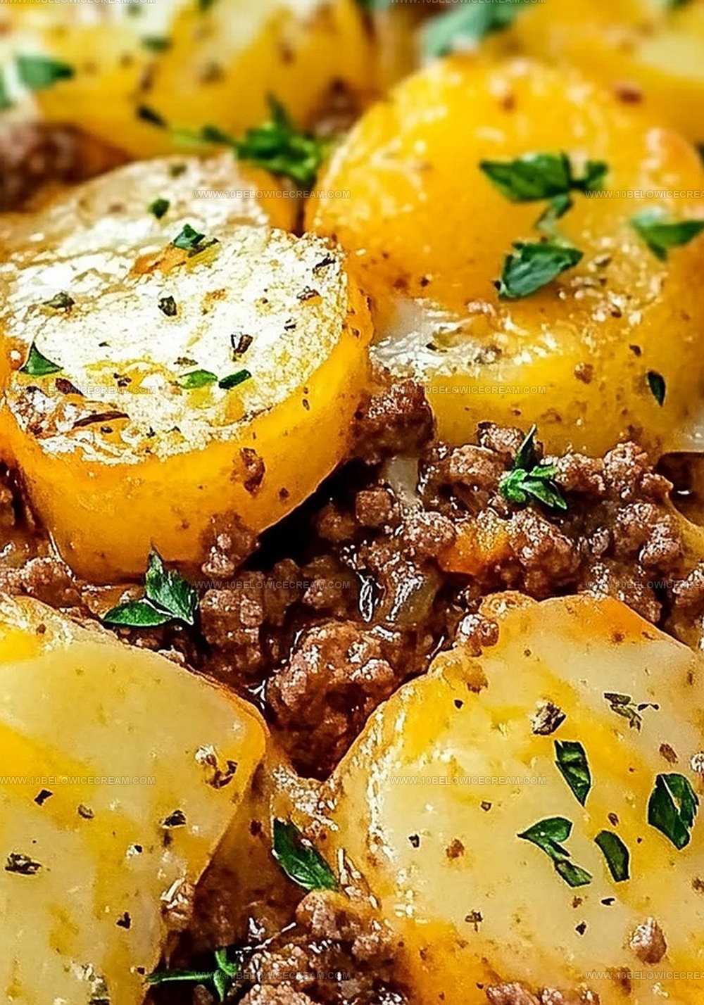 Comforting Hobo Casserole Ground Beef Recipe You'll Love - 10 Below Ice ...